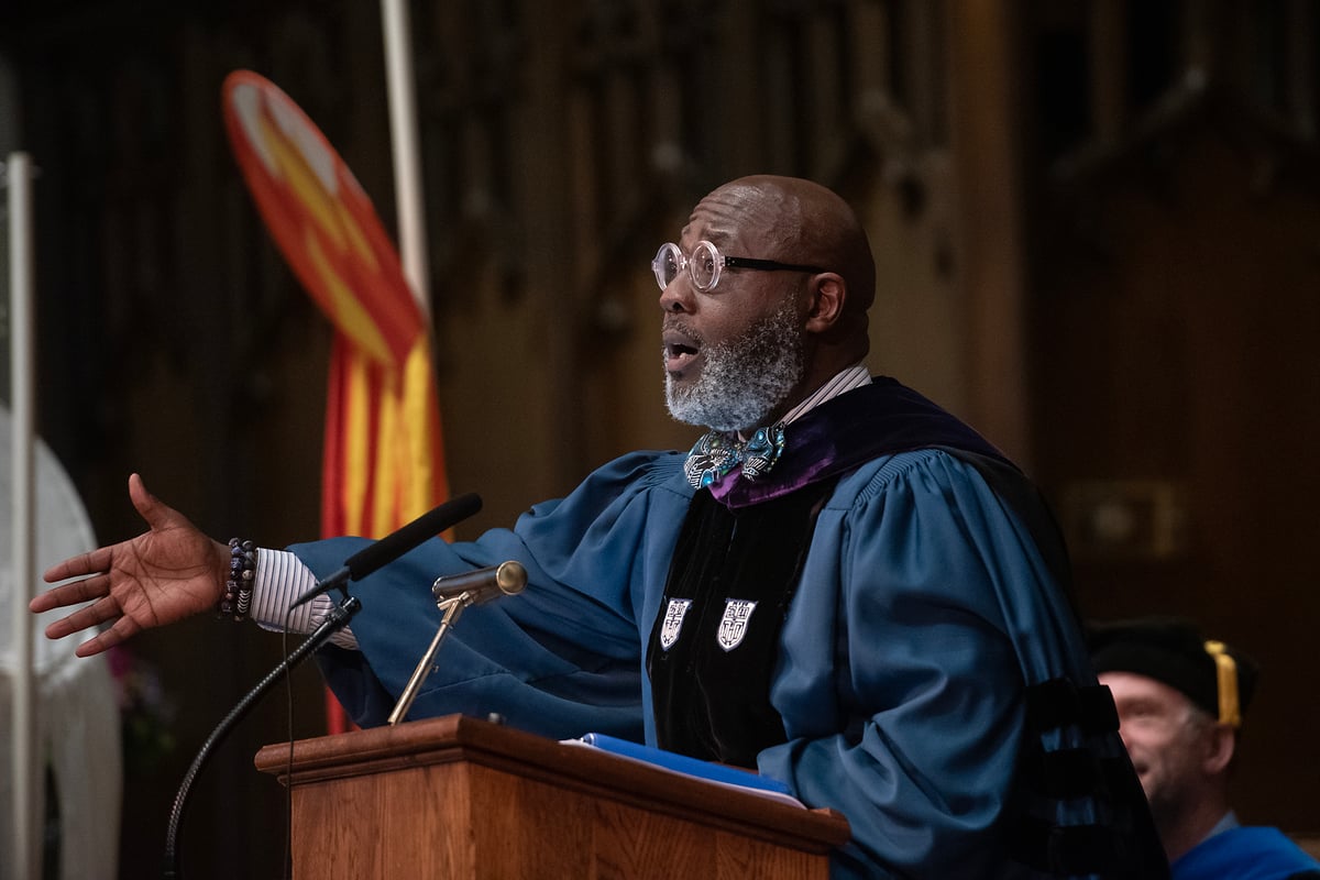 Rev. Dr. Willie James Jennings Delivers a Stirring Commencement Address ...